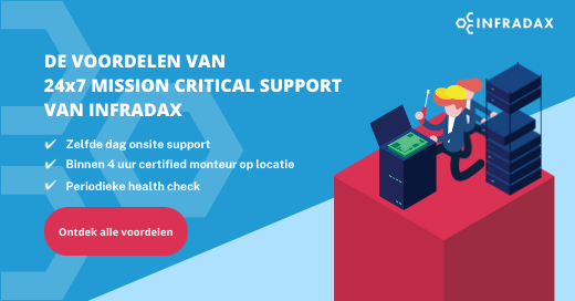 24x7 Mission Critical Support | Professionele support door Infradax